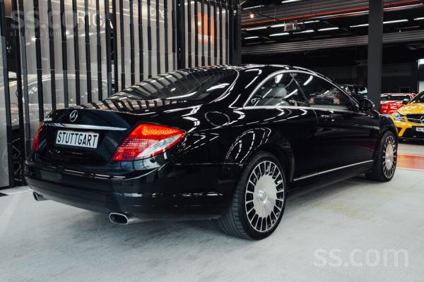 Black Mercedes-Benz cl-500 2006 in Riga, with an engine capacity of 5.50 L and mileage of 133 thousand km for 18500 €, photo 6 on AUTOMOTO.COM.LV