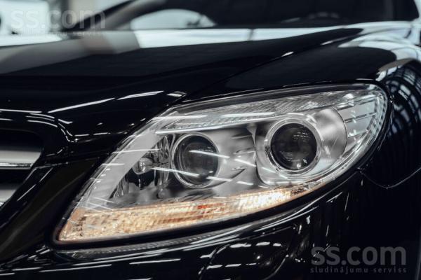 Black Mercedes-Benz cl-500 2006 in Riga, with an engine capacity of 5.50 L and mileage of 133 thousand km for 18500 €, photo 9 on AUTOMOTO.COM.LV