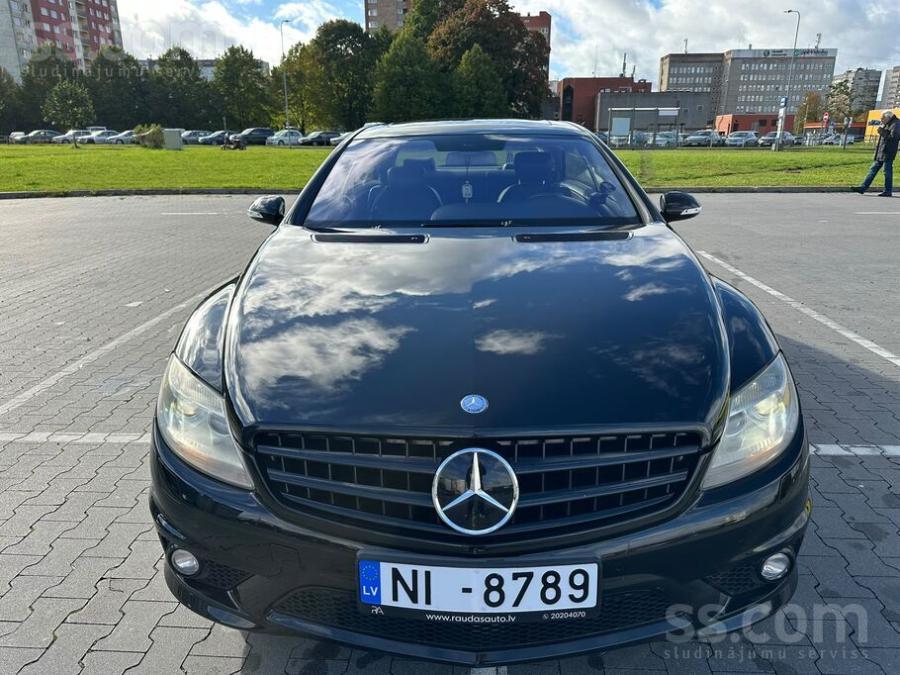 Black Mercedes-Benz cl-500 2006 in Riga, with an engine capacity of 5.50 L and mileage of 245 thousand km for 18990 €, photo 6 on AUTOMOTO.COM.LV