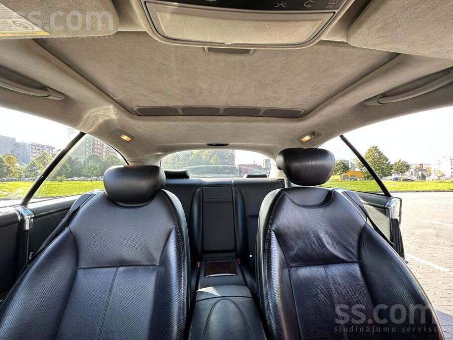 Black Mercedes-Benz cl-500 2006 in Riga, with an engine capacity of 5.50 L and mileage of 245 thousand km for 18990 €, photo 19 on AUTOMOTO.COM.LV
