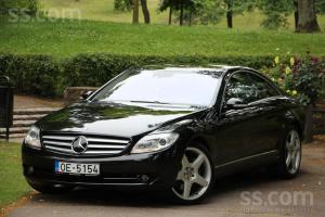 Black Mercedes-Benz cl-500 2007 in Riga, with an engine capacity of 5.50 L and mileage of 164 thousand km for 14950 €, photo 2 on AUTOMOTO.COM.LV