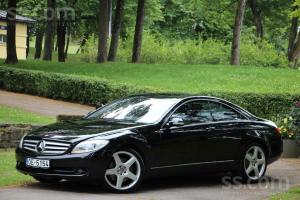 Black Mercedes-Benz cl-500 2007 in Riga, with an engine capacity of 5.50 L and mileage of 164 thousand km for 14950 €, photo 3 on AUTOMOTO.COM.LV
