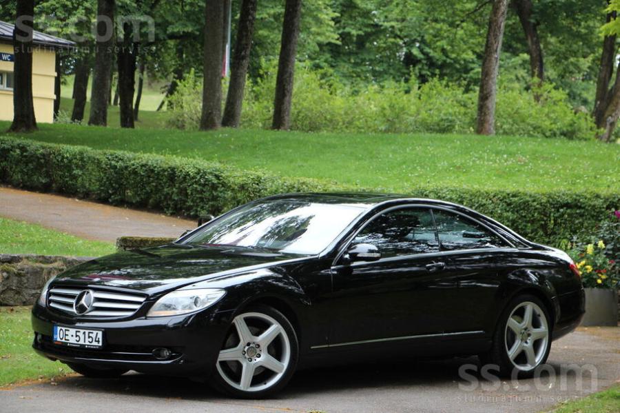 Black Mercedes-Benz cl-500 2007 in Riga, with an engine capacity of 5.50 L and mileage of 164 thousand km for 14950 €, photo 3 on AUTOMOTO.COM.LV