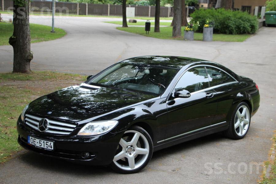 Black Mercedes-Benz cl-500 2007 in Riga, with an engine capacity of 5.50 L and mileage of 164 thousand km for 14950 €, photo 4 on AUTOMOTO.COM.LV