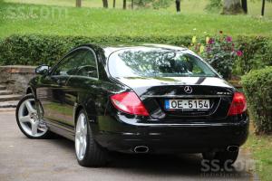 Black Mercedes-Benz cl-500 2007 in Riga, with an engine capacity of 5.50 L and mileage of 164 thousand km for 14950 €, photo 6 on AUTOMOTO.COM.LV