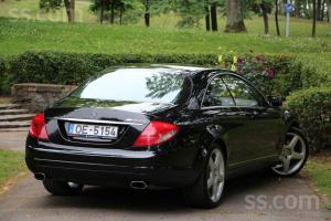 Black Mercedes-Benz cl-500 2007 in Riga, with an engine capacity of 5.50 L and mileage of 164 thousand km for 14950 €, photo 7 on AUTOMOTO.COM.LV