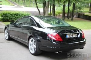 Black Mercedes-Benz cl-500 2007 in Riga, with an engine capacity of 5.50 L and mileage of 164 thousand km for 14950 €, photo 8 on AUTOMOTO.COM.LV