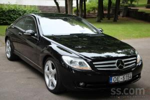 Black Mercedes-Benz cl-500 2007 in Riga, with an engine capacity of 5.50 L and mileage of 164 thousand km for 14950 €, photo 9 on AUTOMOTO.COM.LV