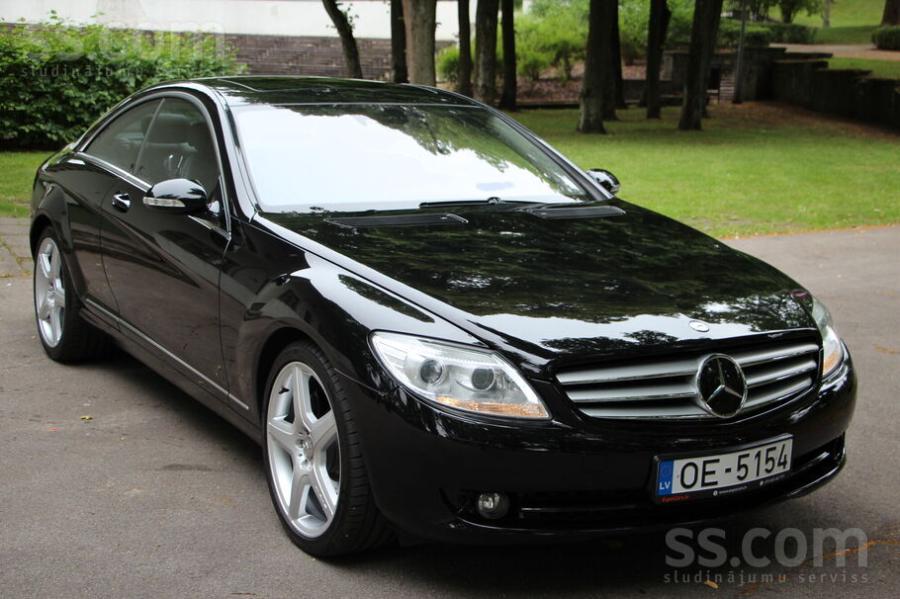 Black Mercedes-Benz cl-500 2007 in Riga, with an engine capacity of 5.50 L and mileage of 164 thousand km for 14950 €, photo 9 on AUTOMOTO.COM.LV