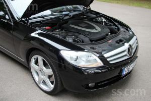 Black Mercedes-Benz cl-500 2007 in Riga, with an engine capacity of 5.50 L and mileage of 164 thousand km for 14950 €, photo 12 on AUTOMOTO.COM.LV