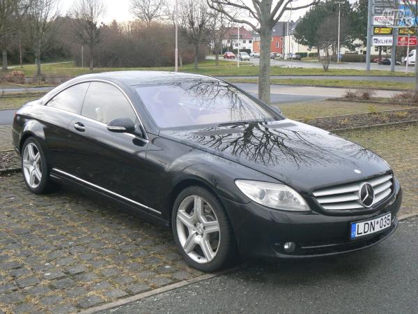 Melns Mercedes-Benz cl-500 2007 Viļņa, ar dzinēja tilpumu 5.50 L un nobraukumu 249 tūkst. km par 12500 €, foto 1 vietnē AUTOMOTO.COM.LV