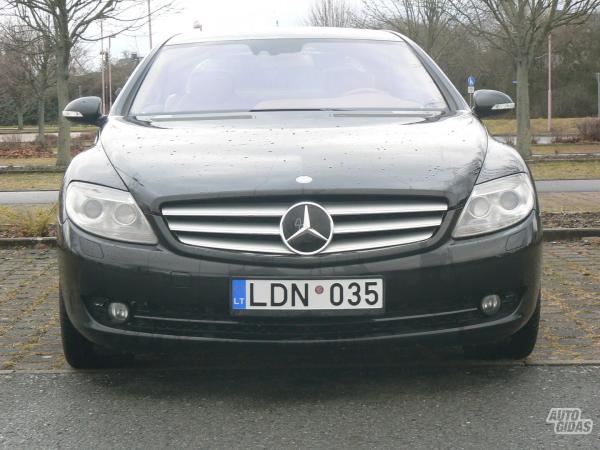 Melns Mercedes-Benz cl-500 2007 Viļņa, ar dzinēja tilpumu 5.50 L un nobraukumu 249 tūkst. km par 12500 €, foto 2 vietnē AUTOMOTO.COM.LV