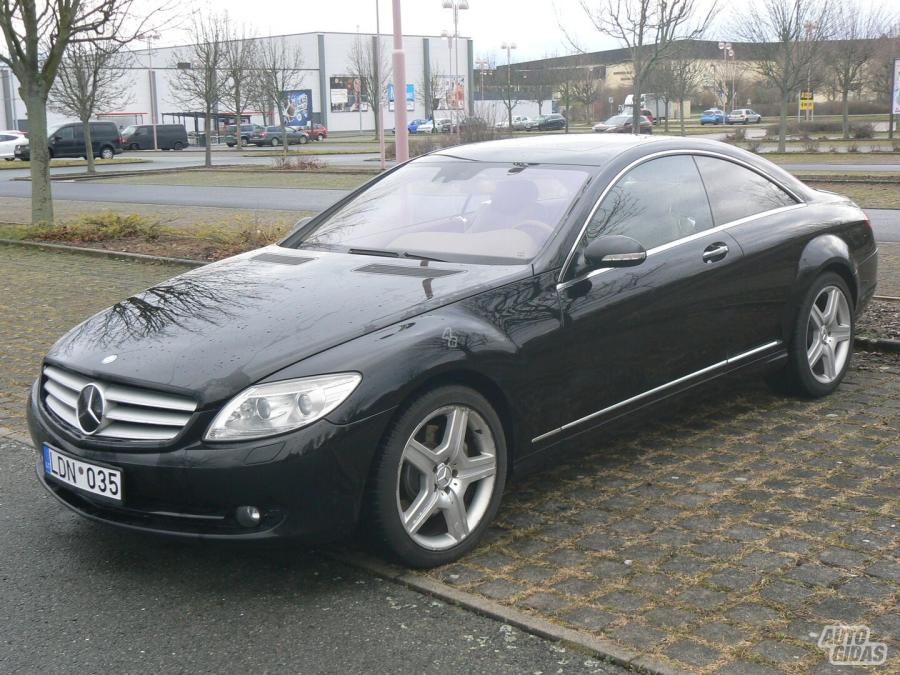 Melns Mercedes-Benz cl-500 2007 Viļņa, ar dzinēja tilpumu 5.50 L un nobraukumu 249 tūkst. km par 12500 €, foto 4 vietnē AUTOMOTO.COM.LV