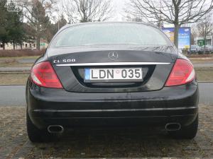 Melns Mercedes-Benz cl-500 2007 Viļņa, ar dzinēja tilpumu 5.50 L un nobraukumu 249 tūkst. km par 12500 €, foto 8 vietnē AUTOMOTO.COM.LV