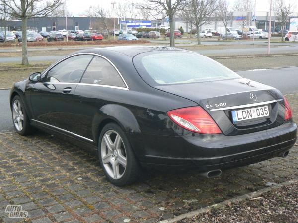 Melns Mercedes-Benz cl-500 2007 Viļņa, ar dzinēja tilpumu 5.50 L un nobraukumu 249 tūkst. km par 12500 €, foto 9 vietnē AUTOMOTO.COM.LV