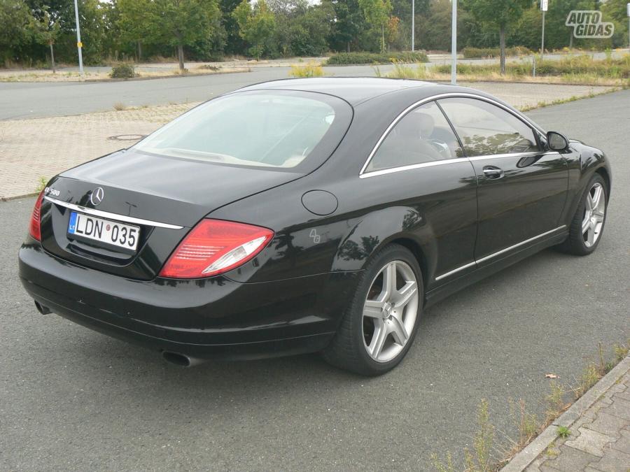 Melns Mercedes-Benz cl-500 2007 Viļņa, ar dzinēja tilpumu 5.50 L un nobraukumu 249 tūkst. km par 12500 €, foto 10 vietnē AUTOMOTO.COM.LV