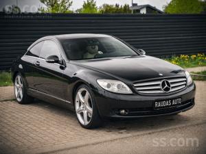 Black Mercedes-Benz cl-500 2007 in Riga, with an engine capacity of 5.50 L and mileage of 0 thousand km for 9990 €, photo 4 on AUTOMOTO.COM.LV