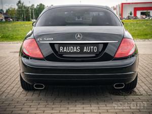 Black Mercedes-Benz cl-500 2007 in Riga, with an engine capacity of 5.50 L and mileage of 0 thousand km for 9990 €, photo 6 on AUTOMOTO.COM.LV