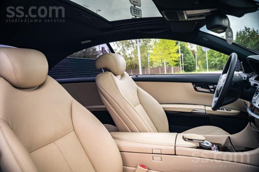 Black Mercedes-Benz cl-500 2007 in Riga, with an engine capacity of 5.50 L and mileage of 0 thousand km for 9990 €, photo 12 on AUTOMOTO.COM.LV