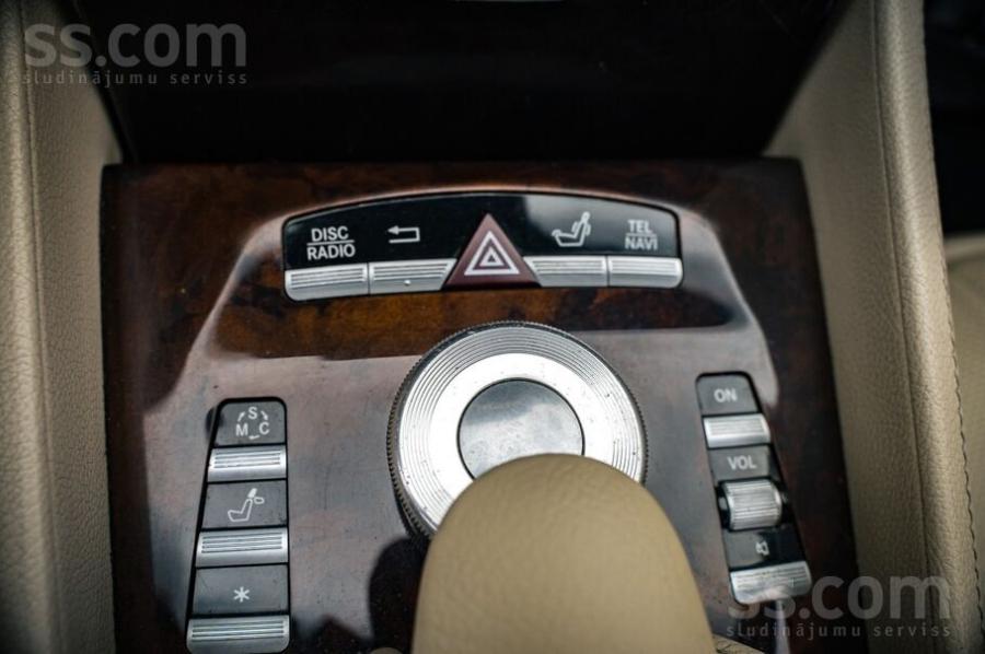 Black Mercedes-Benz cl-500 2007 in Riga, with an engine capacity of 5.50 L and mileage of 0 thousand km for 9990 €, photo 20 on AUTOMOTO.COM.LV