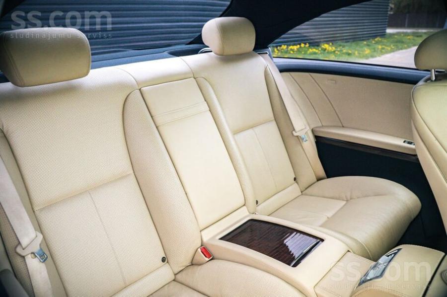 Black Mercedes-Benz cl-500 2007 in Riga, with an engine capacity of 5.50 L and mileage of 0 thousand km for 9990 €, photo 26 on AUTOMOTO.COM.LV