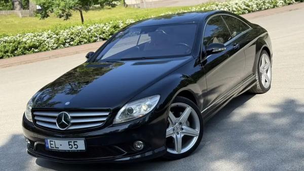 Черный Мерседес ЦЛ 500 2007 в Юрмала, объемом двигателя 5.50 л и пробегом 120 тыс. км за 7000 €, фото 1 на AUTOMOTO.COM.LV