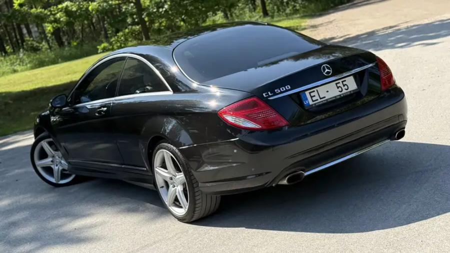 Melns Mercedes-Benz cl-500 2007 Jūrmala, ar dzinēja tilpumu 5.50 L un nobraukumu 120 tūkst. km par 7000 €, foto 15 vietnē AUTOMOTO.COM.LV