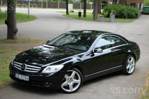Черный Мерседес ЦЛ 500 2007 в Рига, объемом двигателя 5.50 л и пробегом 166 тыс. км за 13000 €, фото 8 на AUTOMOTO.COM.LV