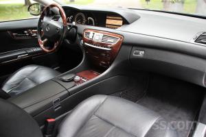 Melns Mercedes-Benz cl-500 2007 Rīga, ar dzinēja tilpumu 5.50 L un nobraukumu 166 tūkst. km par 13000 €, foto 15 vietnē AUTOMOTO.COM.LV