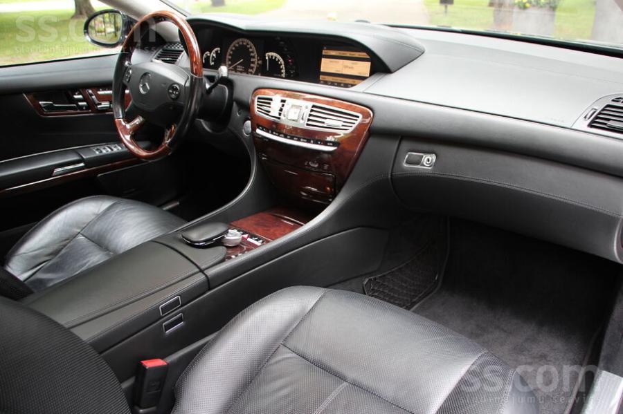 Melns Mercedes-Benz cl-500 2007 Rīga, ar dzinēja tilpumu 5.50 L un nobraukumu 166 tūkst. km par 13000 €, foto 15 vietnē AUTOMOTO.COM.LV