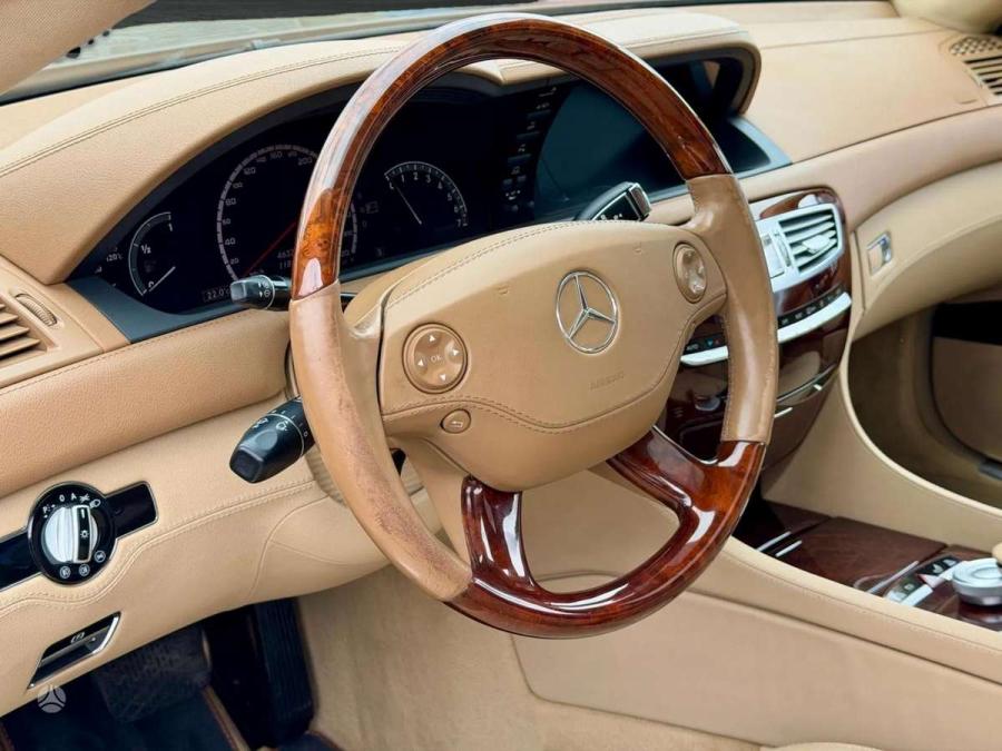 Черный Мерседес ЦЛ 500 2007 в Шяуляй, объемом двигателя 5.46 л и пробегом 119 тыс. км за 16500 €, фото 13 на AUTOMOTO.COM.LV