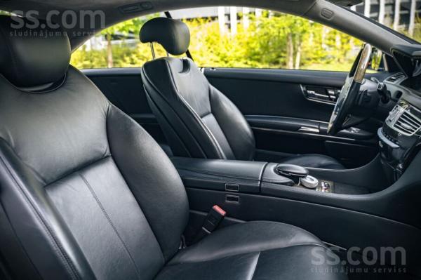 Black Mercedes-Benz cl-500 2008 in Riga, with an engine capacity of 5.50 L and mileage of 176 thousand km for 17990 €, photo 8 on AUTOMOTO.COM.LV