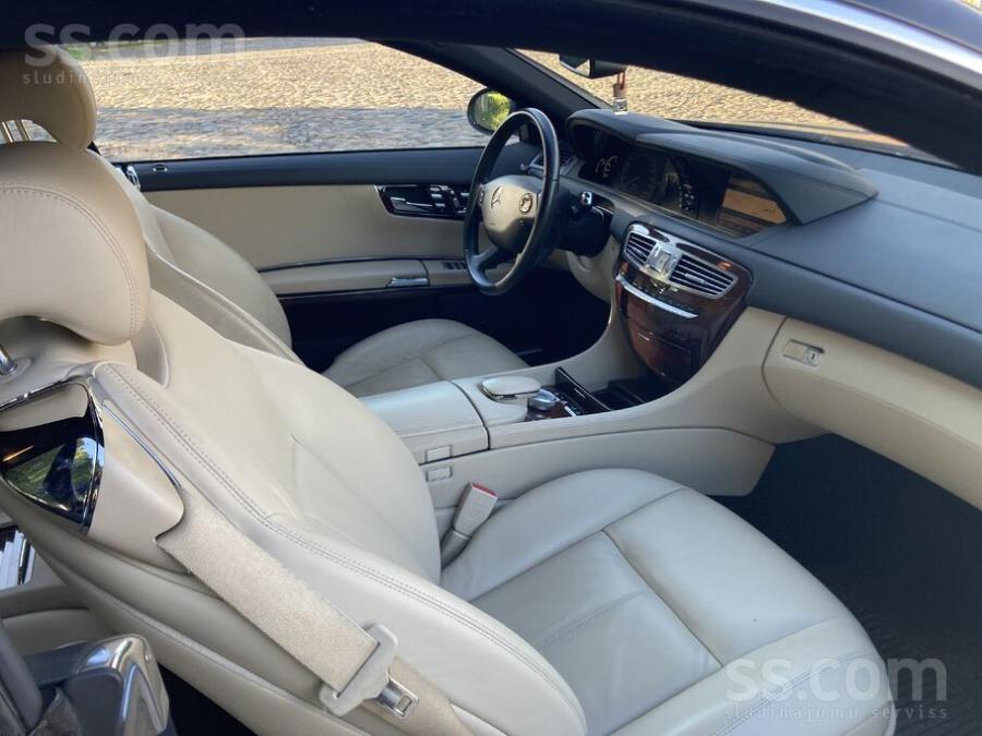 Черный Мерседес ЦЛ 500 2008 в Рига, объемом двигателя 5.50 л и пробегом 273 тыс. км за 9000 €, фото 6 на AUTOMOTO.COM.LV