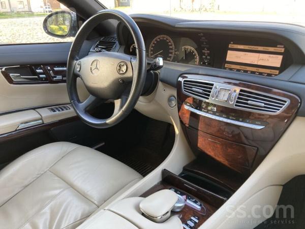 Черный Мерседес ЦЛ 500 2008 в Рига, объемом двигателя 5.50 л и пробегом 273 тыс. км за 9000 €, фото 8 на AUTOMOTO.COM.LV