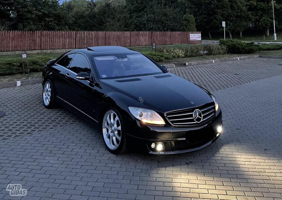 Melns Mercedes-Benz cl-500 2008 Rietavas, ar dzinēja tilpumu 5.50 L un nobraukumu 205 tūkst. km par 17000 €, foto 3 vietnē AUTOMOTO.COM.LV