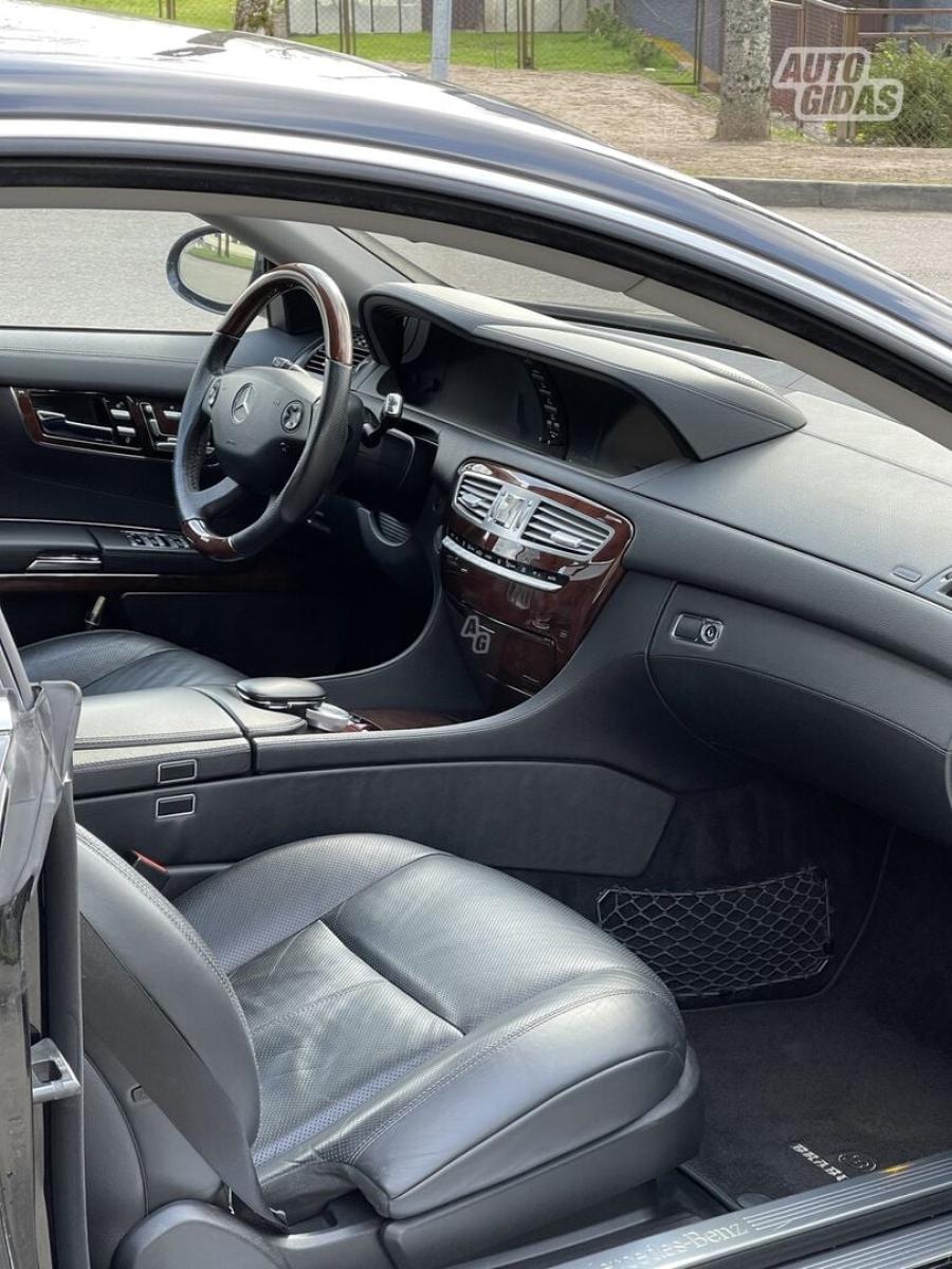 Melns Mercedes-Benz cl-500 2008 Rietavas, ar dzinēja tilpumu 5.50 L un nobraukumu 205 tūkst. km par 17000 €, foto 24 vietnē AUTOMOTO.COM.LV