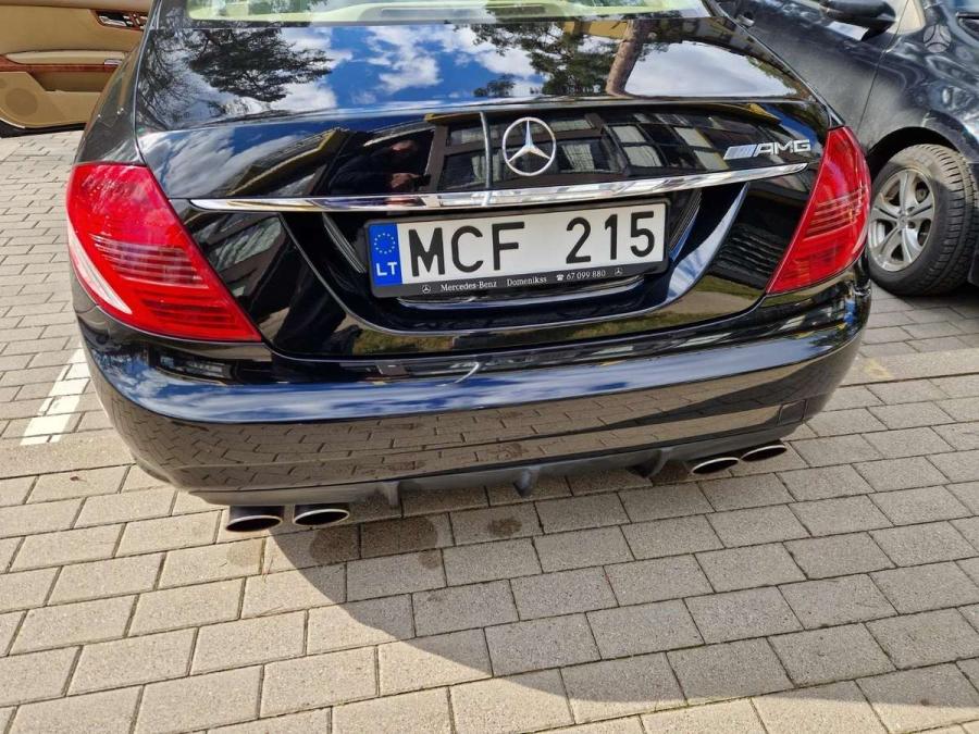 Black Mercedes-Benz cl-500 2008 in Klaipeda, with an engine capacity of 5.50 L and mileage of 168 thousand km for 10640 €, photo 1 on AUTOMOTO.COM.LV