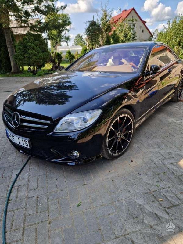 Mercedes-Benz cl-500 2008 in Klaipeda on AUTOMOTO.COM.LV Black Mercedes-Benz cl-500 2008 in Klaipeda, with an engine capacity of 5.50 L and mileage of 168 thousand km for 10640 €, photo 3 on AUTOMOTO.COM.LV