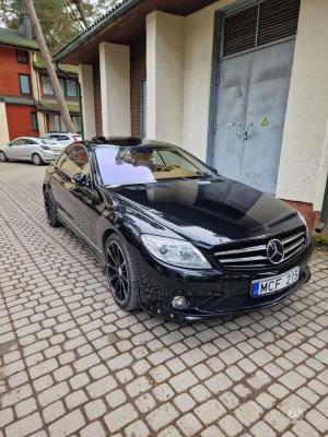 Black Mercedes-Benz cl-500 2008 in Klaipeda, with an engine capacity of 5.50 L and mileage of 168 thousand km for 10640 €, photo 4 on AUTOMOTO.COM.LV