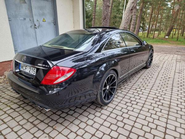 Mercedes-Benz cl-500 2008 in Klaipeda on AUTOMOTO.COM.LV Black Mercedes-Benz cl-500 2008 in Klaipeda, with an engine capacity of 5.50 L and mileage of 168 thousand km for 10640 €, photo 5 on AUTOMOTO.COM.LV