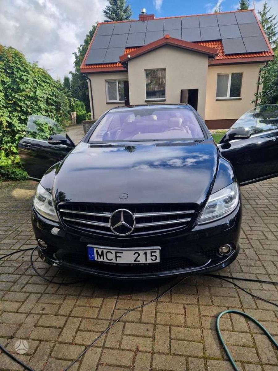 Black Mercedes-Benz cl-500 2008 in Klaipeda, with an engine capacity of 5.50 L and mileage of 168 thousand km for 10640 €, photo 16 on AUTOMOTO.COM.LV