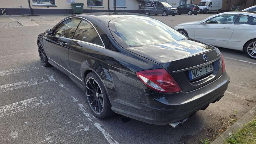 Black Mercedes-Benz cl-500 2008 in Klaipeda, with an engine capacity of 5.50 L and mileage of 168 thousand km for 10640 €, photo 27 on AUTOMOTO.COM.LV