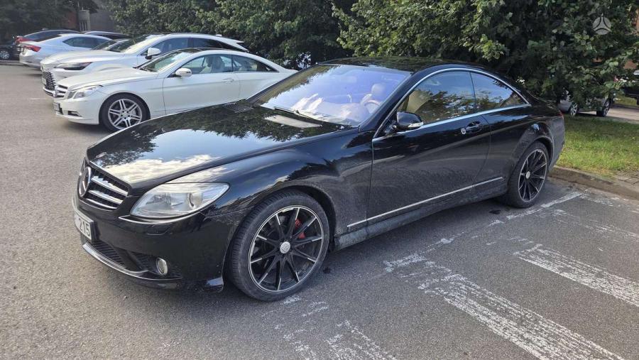 Black Mercedes-Benz cl-500 2008 in Klaipeda, with an engine capacity of 5.50 L and mileage of 168 thousand km for 10640 €, photo 29 on AUTOMOTO.COM.LV