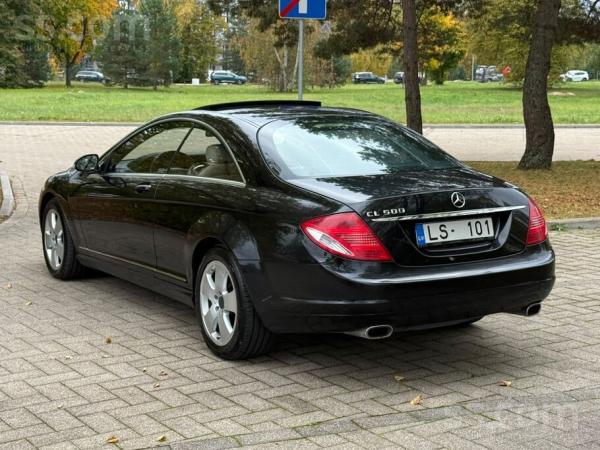 Черный Мерседес ЦЛ 500 2008 в Рига, объемом двигателя 5.50 л и пробегом 273 тыс. км за 5990 €, фото 3 на AUTOMOTO.COM.LV