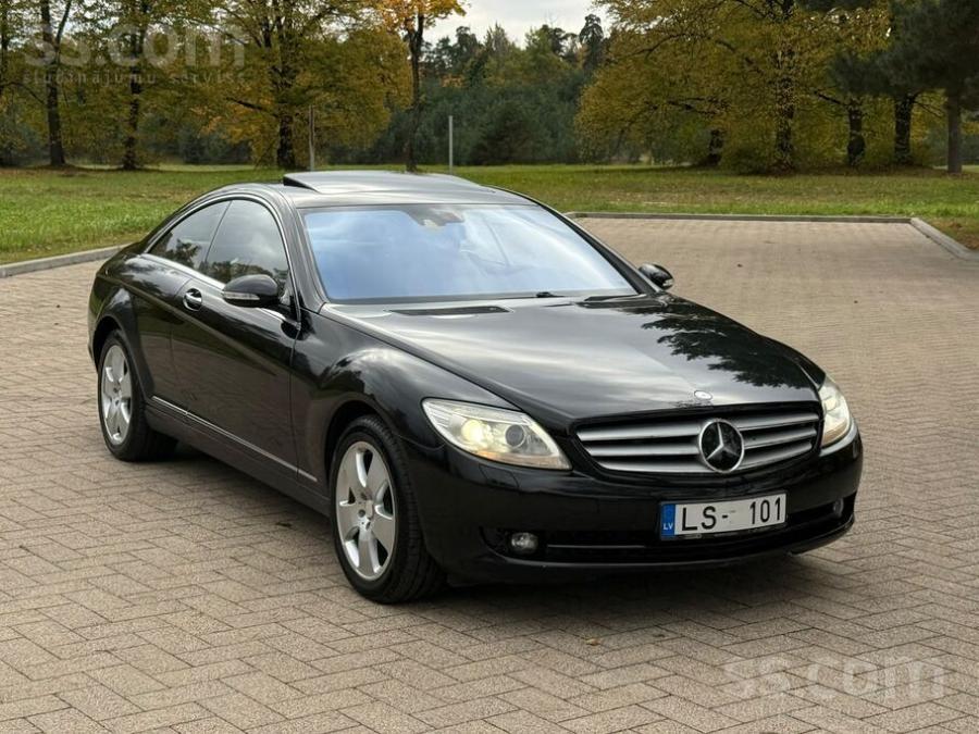 Черный Мерседес ЦЛ 500 2008 в Рига, объемом двигателя 5.50 л и пробегом 273 тыс. км за 5990 €, фото 4 на AUTOMOTO.COM.LV
