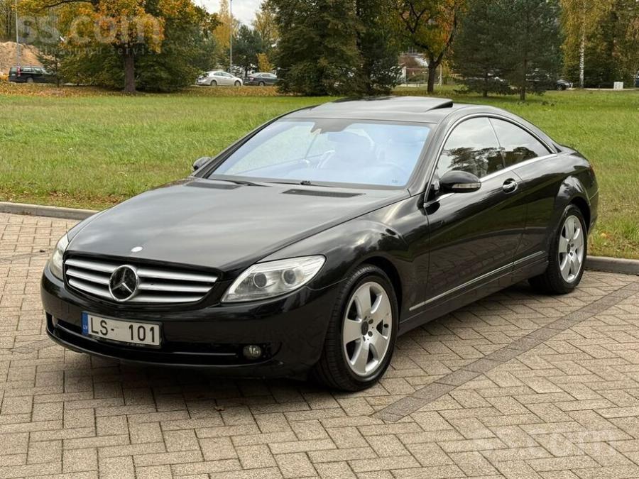 Черный Мерседес ЦЛ 500 2008 в Рига, объемом двигателя 5.50 л и пробегом 273 тыс. км за 5990 €, фото 6 на AUTOMOTO.COM.LV