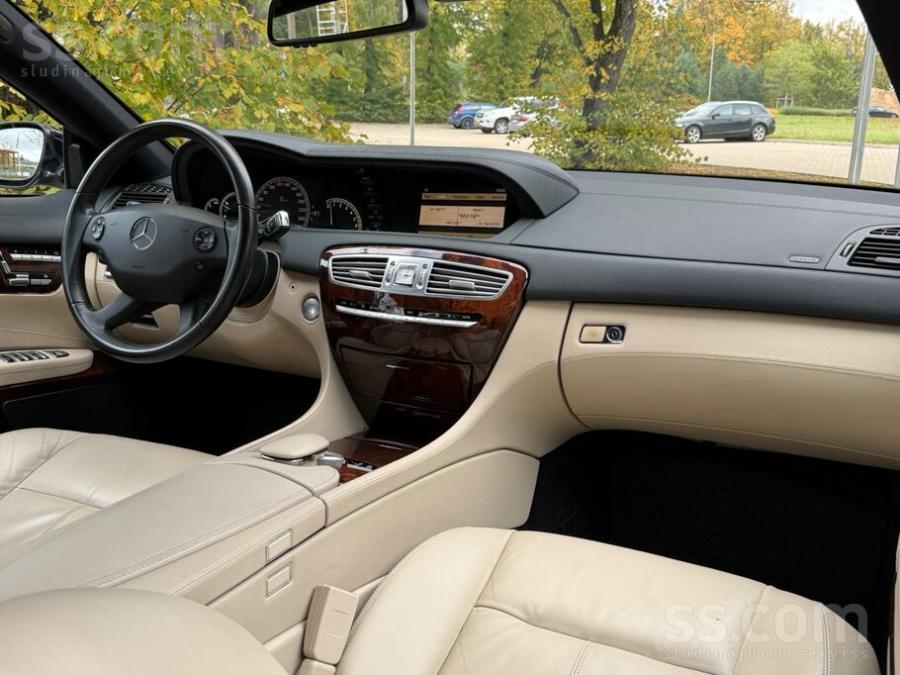 Черный Мерседес ЦЛ 500 2008 в Рига, объемом двигателя 5.50 л и пробегом 273 тыс. км за 5990 €, фото 11 на AUTOMOTO.COM.LV
