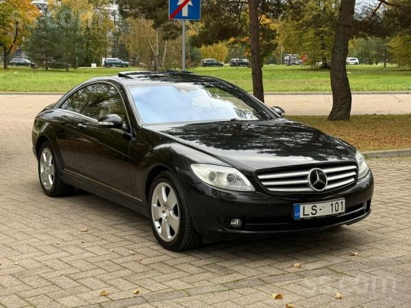 Mercedes-Benz cl-500 2008 in Riga on AUTOMOTO.COM.LV Black Mercedes-Benz cl-500 2008 in Riga, with an engine capacity of 5.50 L and mileage of 273 thousand km for 5590 €, photo 1 on AUTOMOTO.COM.LV