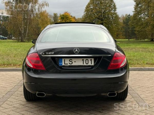 Mercedes-Benz cl-500 2008 in Riga on AUTOMOTO.COM.LV Black Mercedes-Benz cl-500 2008 in Riga, with an engine capacity of 5.50 L and mileage of 273 thousand km for 5590 €, photo 10 on AUTOMOTO.COM.LV