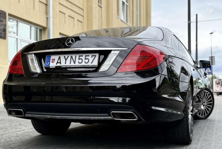 Melns Mercedes-Benz cl-500 2013 Kauņa, ar dzinēja tilpumu 4.66 L un nobraukumu 142 tūkst. km par 23000 €, foto 7 vietnē AUTOMOTO.COM.LV